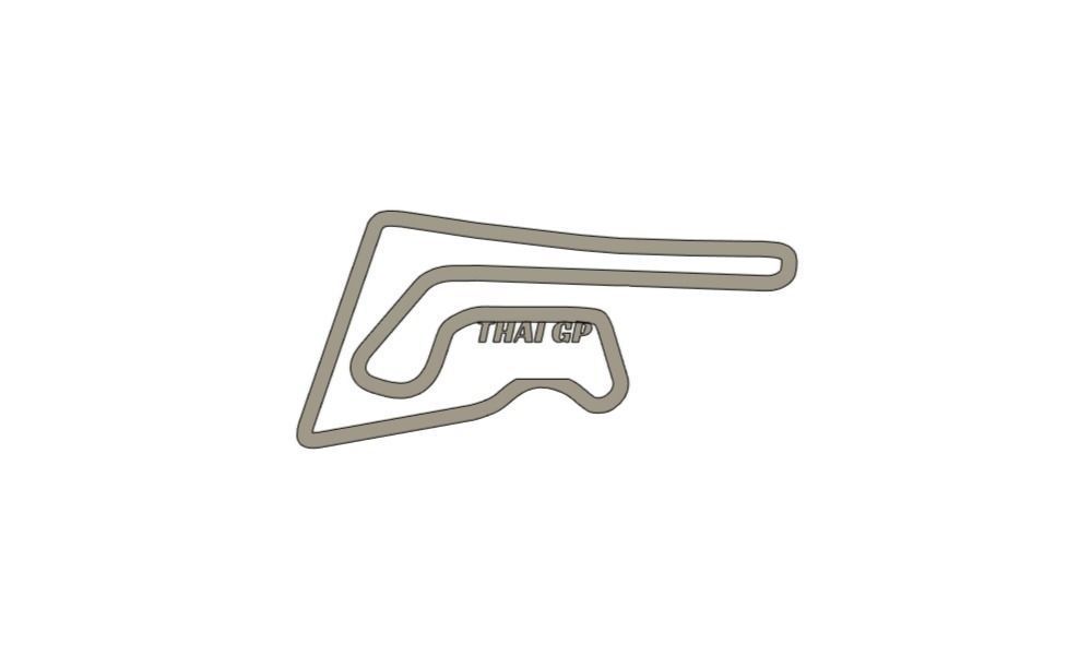 2025 Thai MotoGP Racing Track 3D model 3D printable | CGTrader