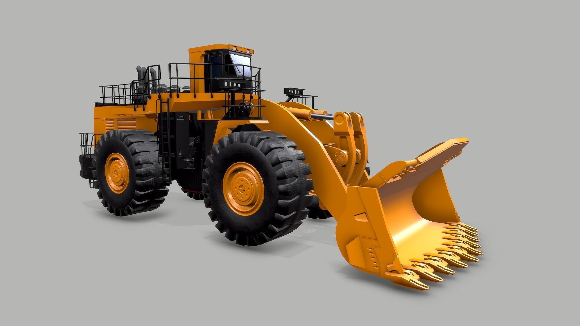 3D model Industrial Vehicle Loader VR / AR / low-poly | CGTrader