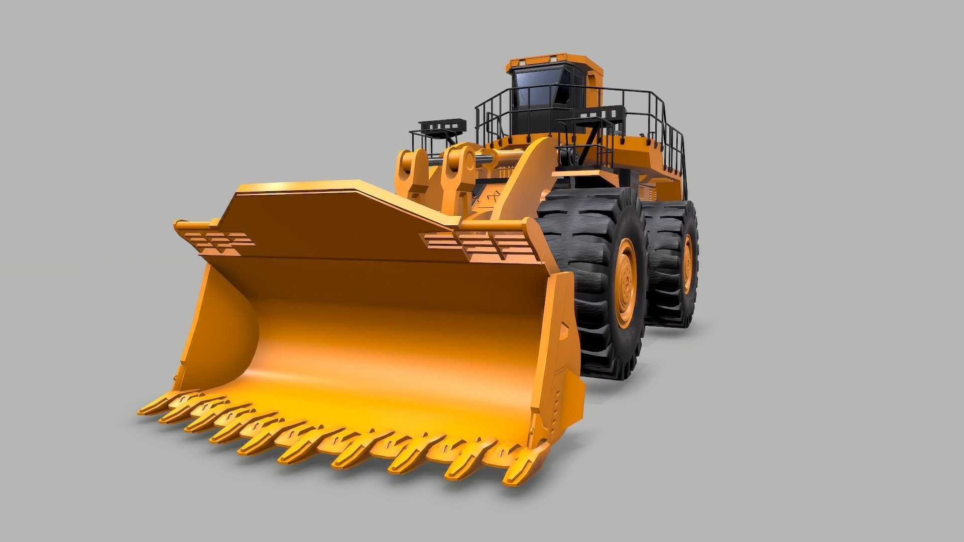 3D model Industrial Vehicle Loader VR / AR / low-poly | CGTrader