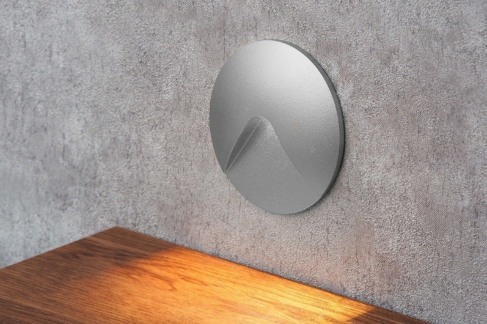 IT-750-Alum Alum Round Step Light LED Stair Light Integrator free 3D ...