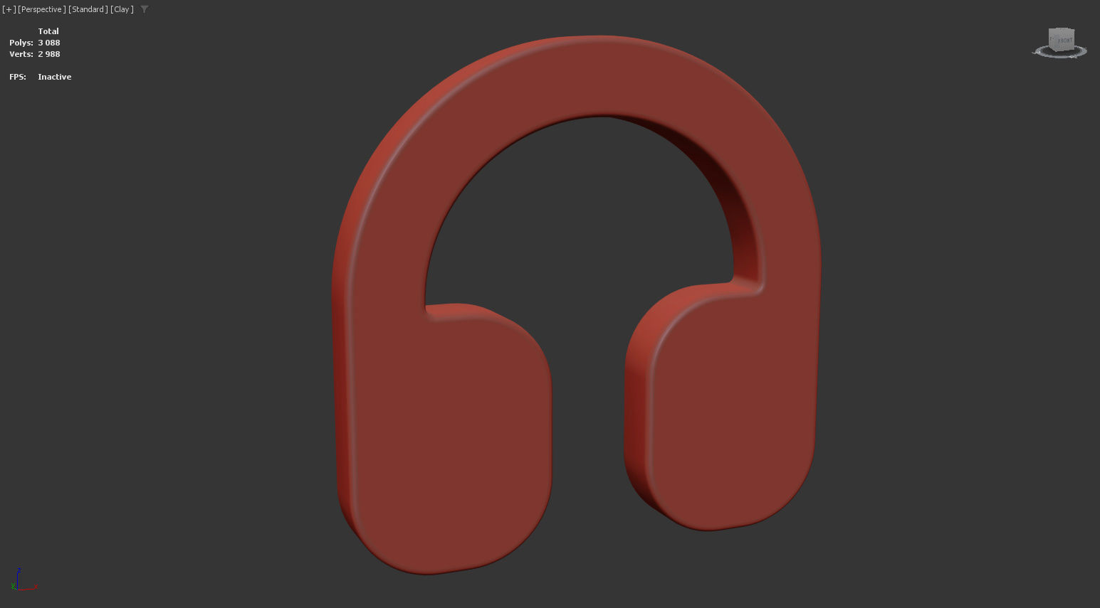 3D model Headphone icon VR / AR / low-poly | CGTrader