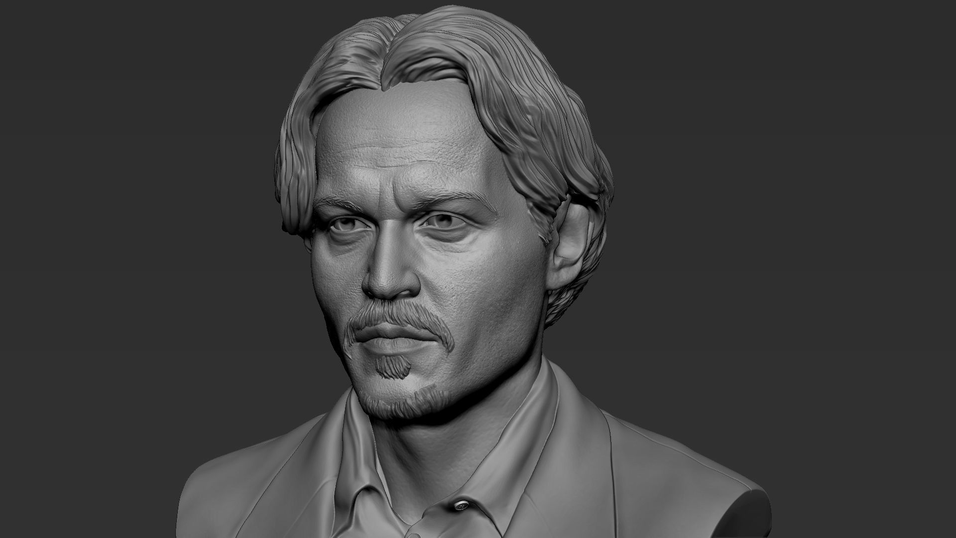 Johnny Depp 3D model 3D printable | CGTrader