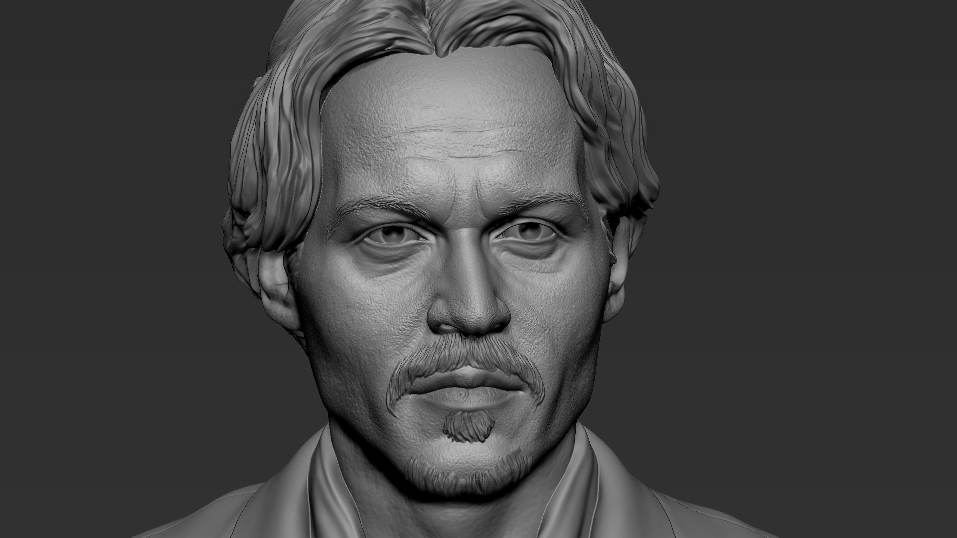 Johnny Depp 3D model 3D printable | CGTrader