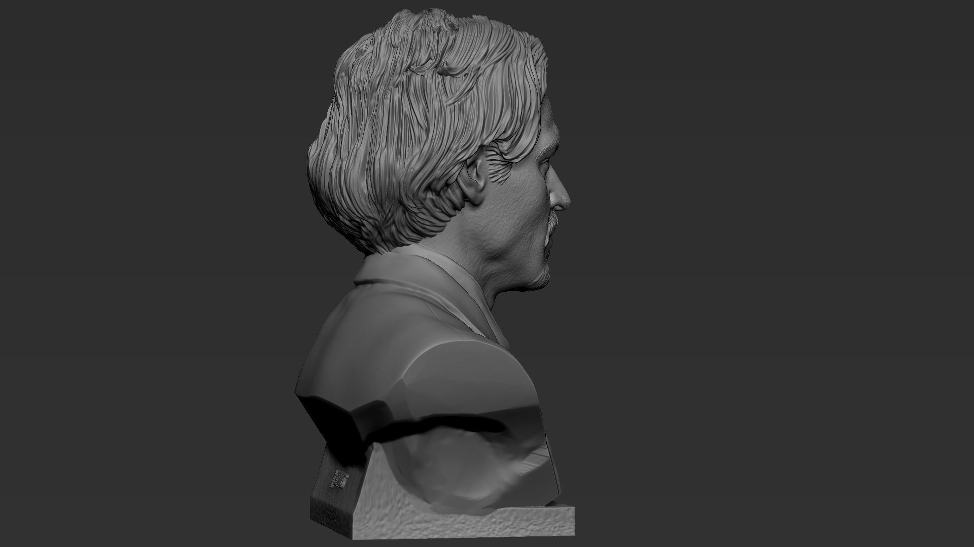 Johnny Depp 3D model 3D printable | CGTrader