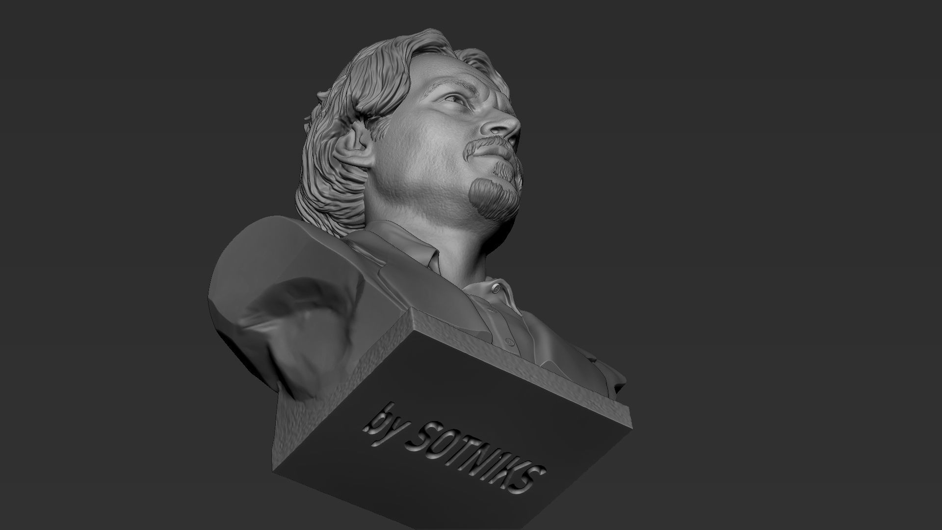 Johnny Depp 3D model 3D printable | CGTrader