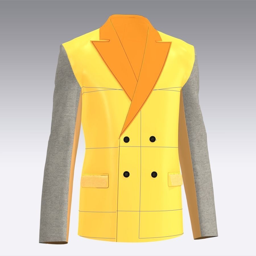 3D model mens blazer VR / AR / low-poly | CGTrader