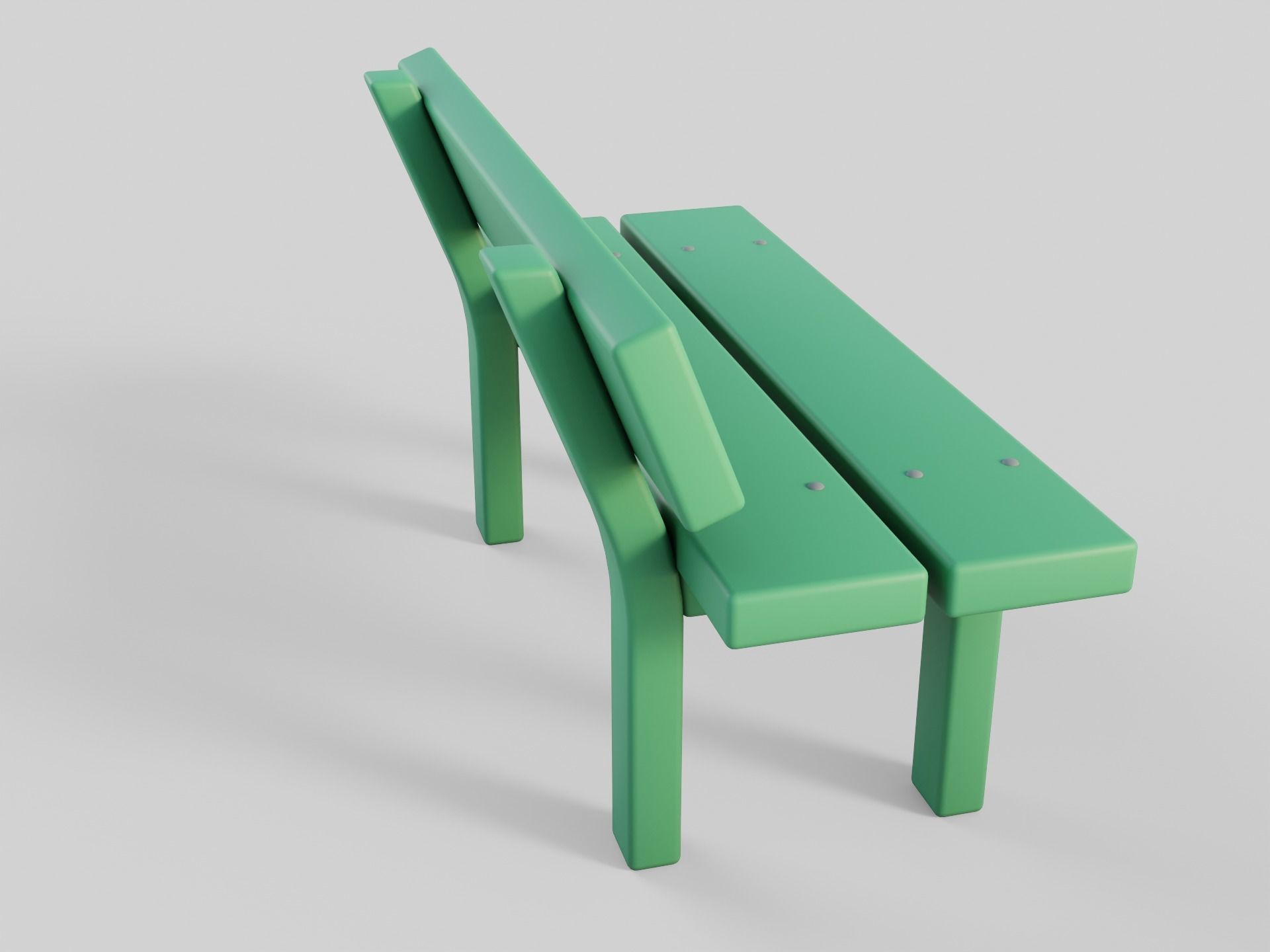 3D model Cartoon Bench 4 VR / AR / low-poly | CGTrader
