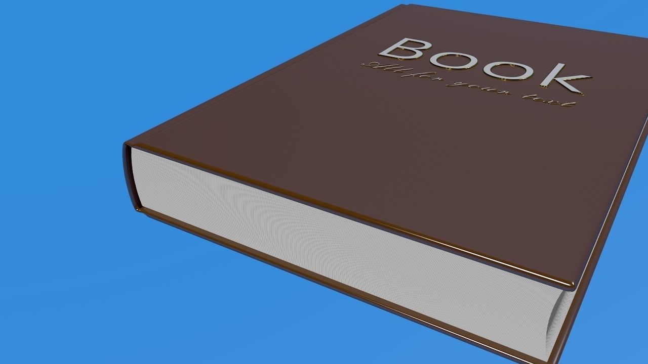 3D Book free 3D model | CGTrader