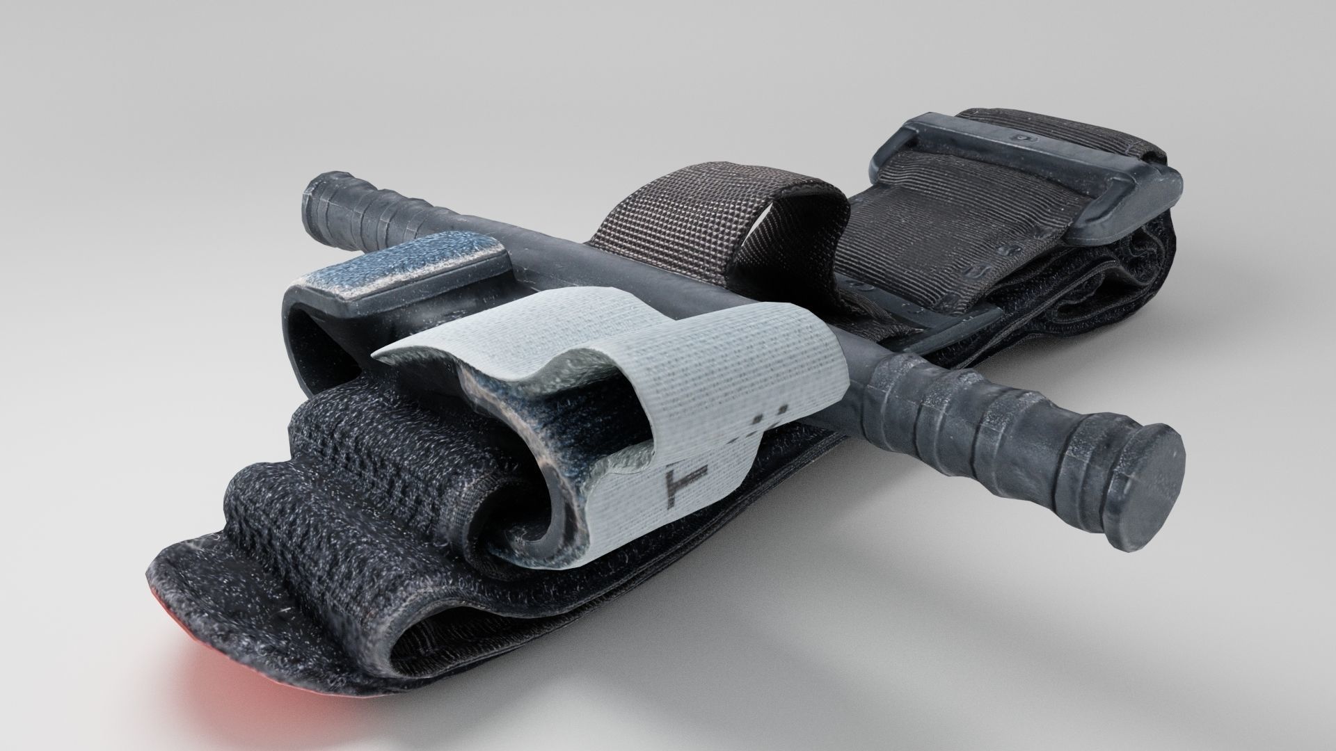 Medical Tourniquet first aid kit medical combat emergency 3D model ...
