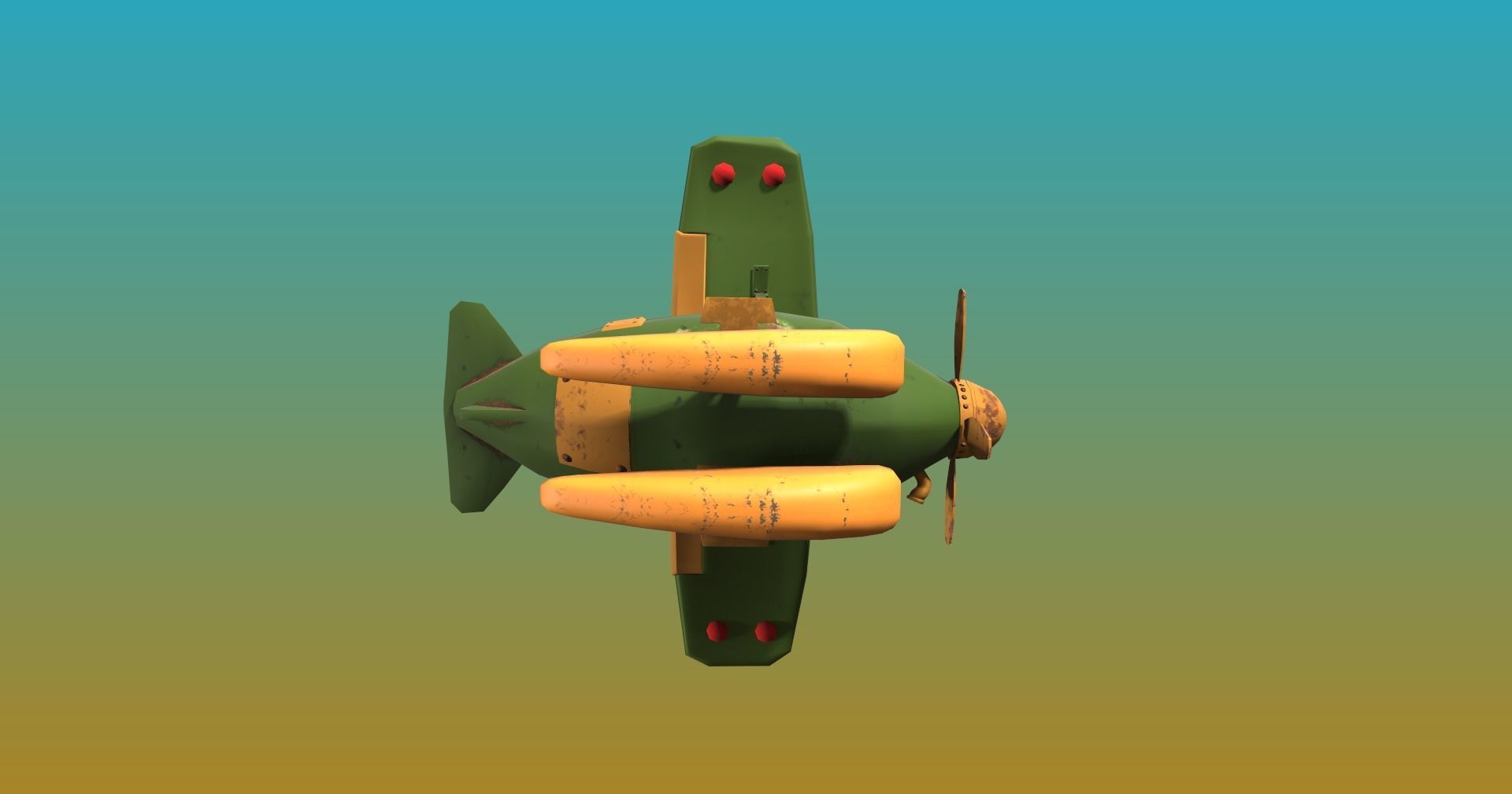 3D model Cartoon Style Plane Game 3D asset VR / AR / low-poly | CGTrader