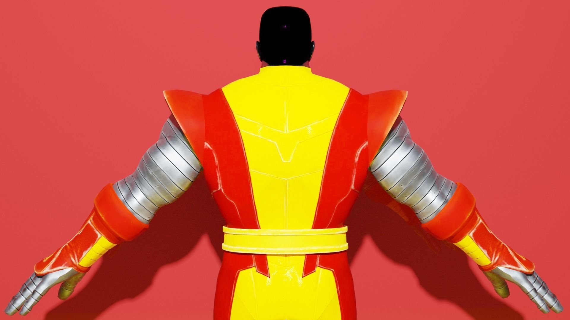 Colossus superhero suit 3D model rigged | CGTrader