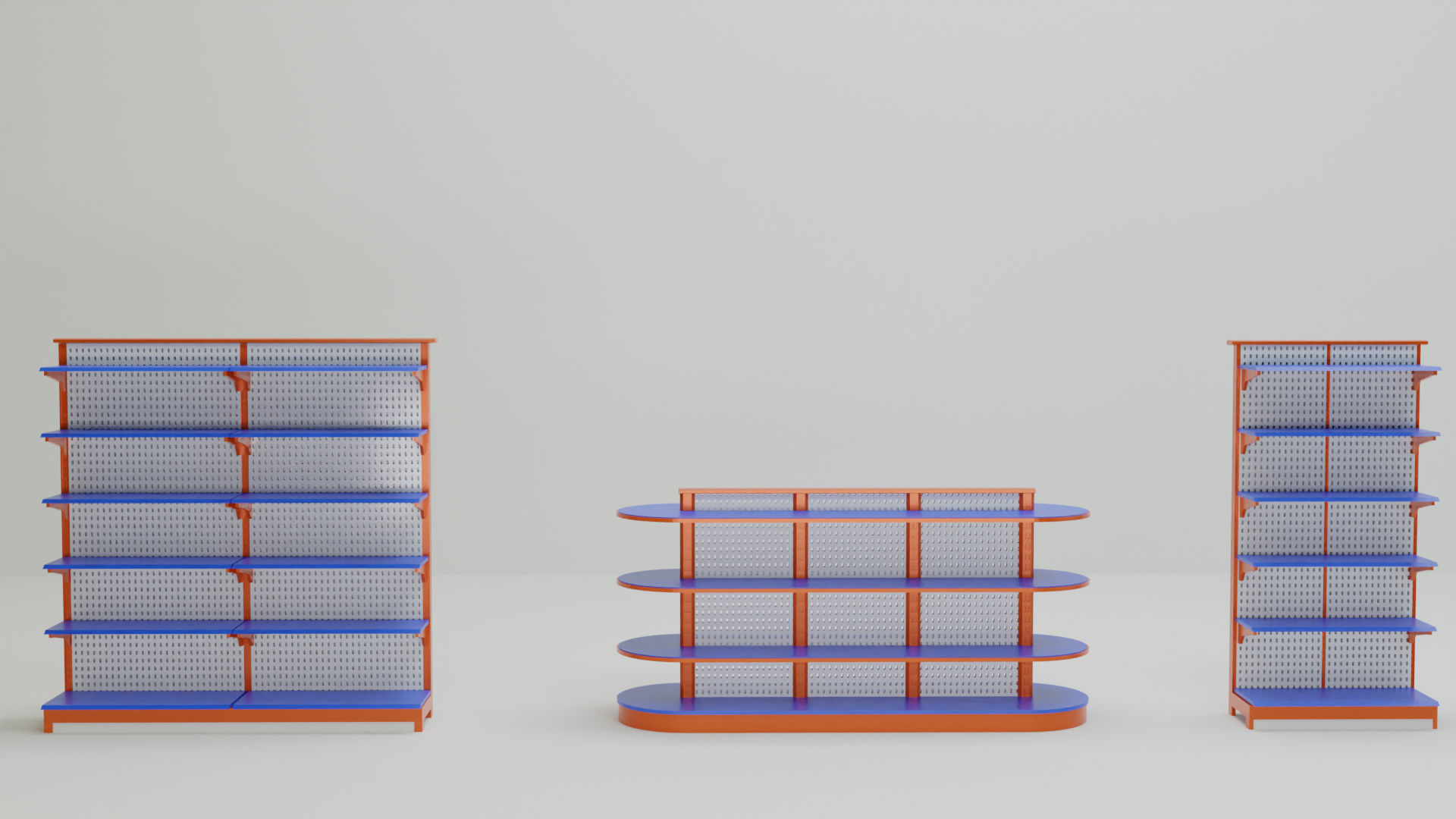 HQ Supermarket Shelves 3D model | CGTrader