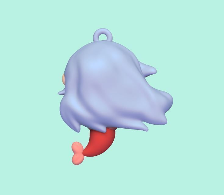 Little Mermaid 3D model 3D printable | CGTrader