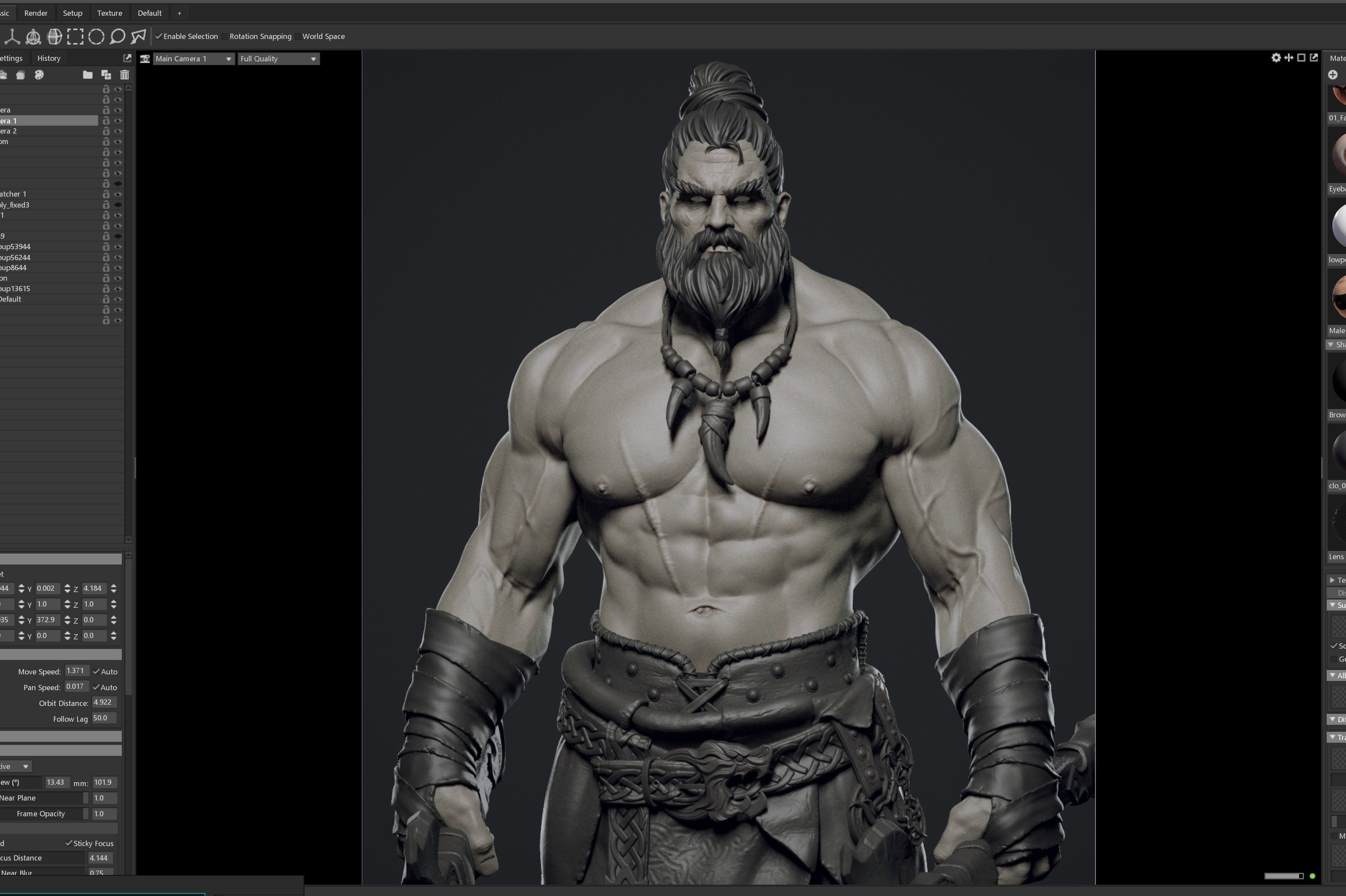 Barbarian Destroyer - Highpoly model 3D model | CGTrader