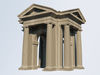 Tuscan order Arched portico in with freestanding column 3D model | CGTrader