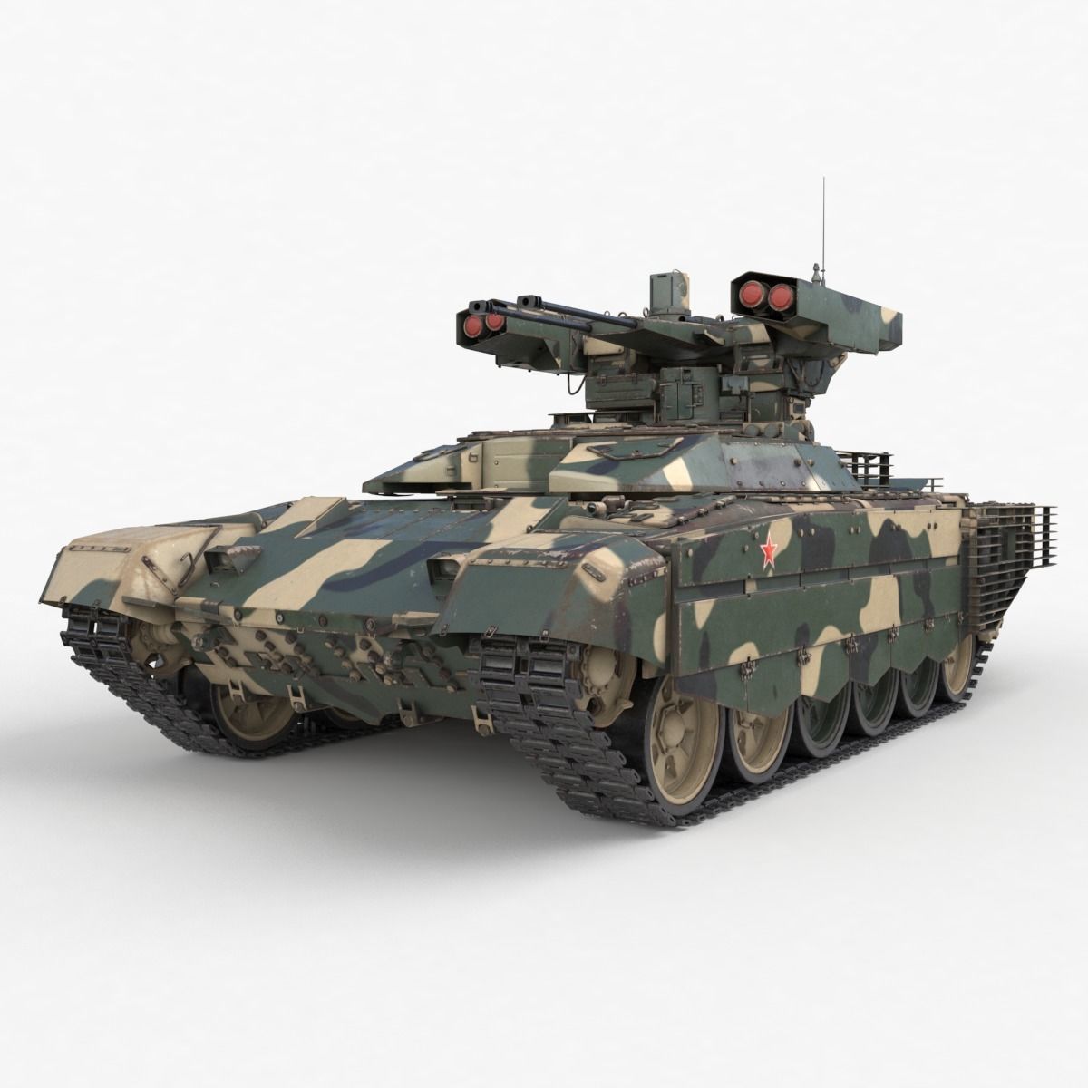 Tank Terminator BMPT 72 Camouflage 3D model | CGTrader