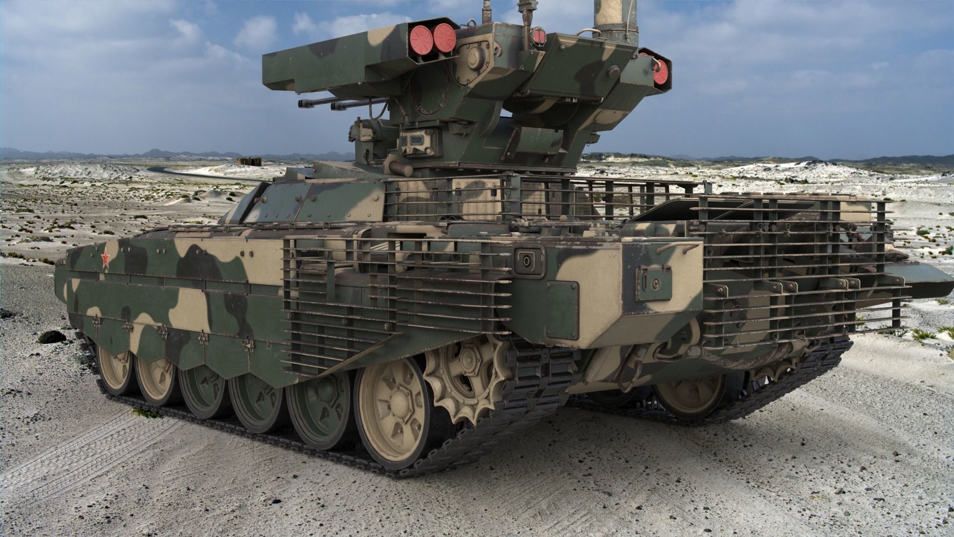 Tank Terminator BMPT 72 Camouflage 3D model | CGTrader