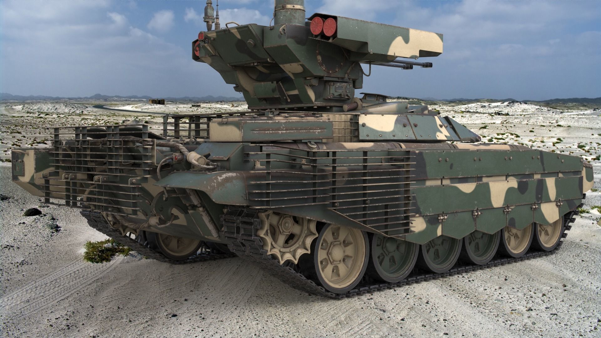 Tank Terminator BMPT 72 Camouflage 3D model | CGTrader