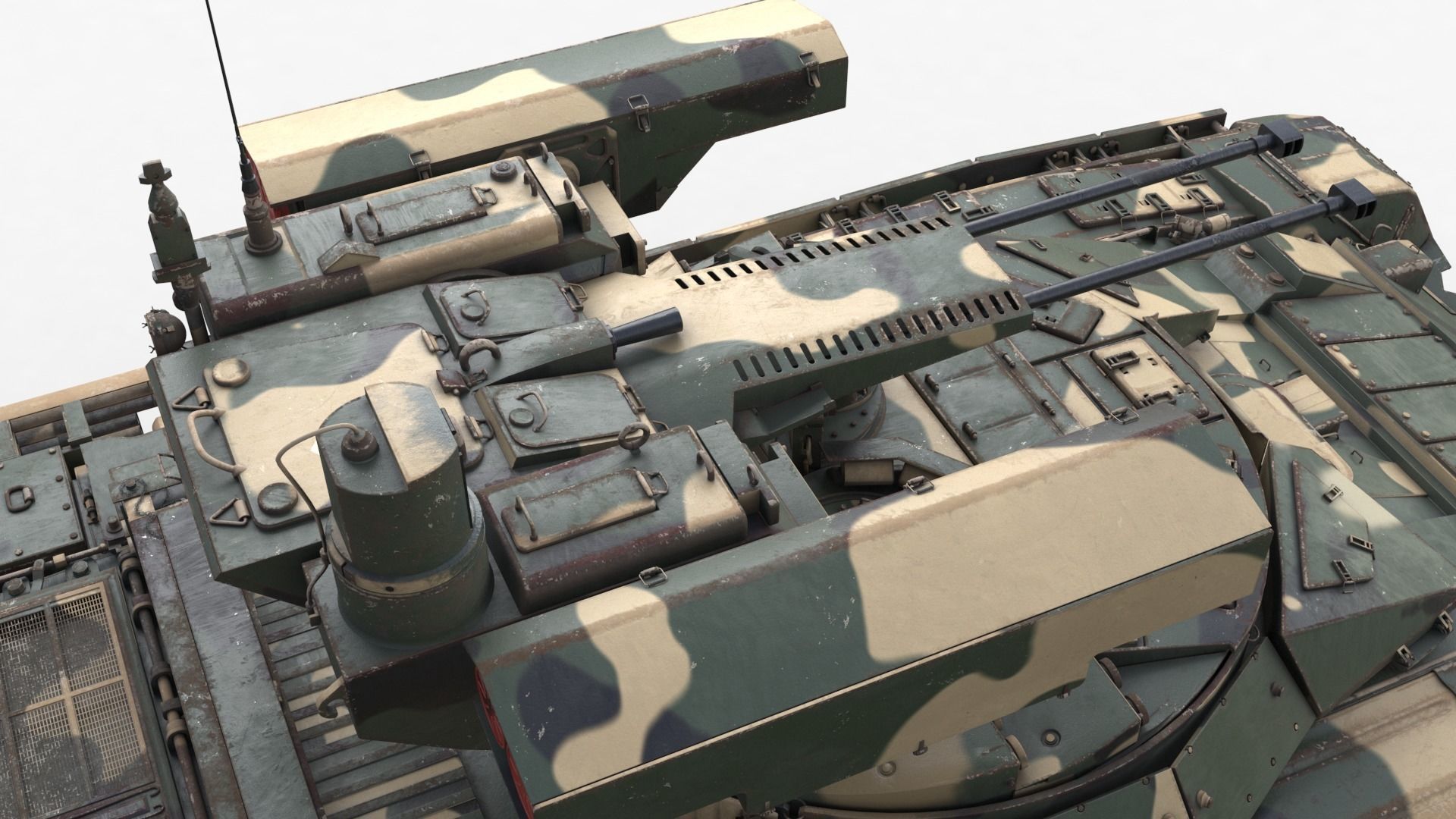 Tank Terminator BMPT 72 Camouflage 3D model | CGTrader