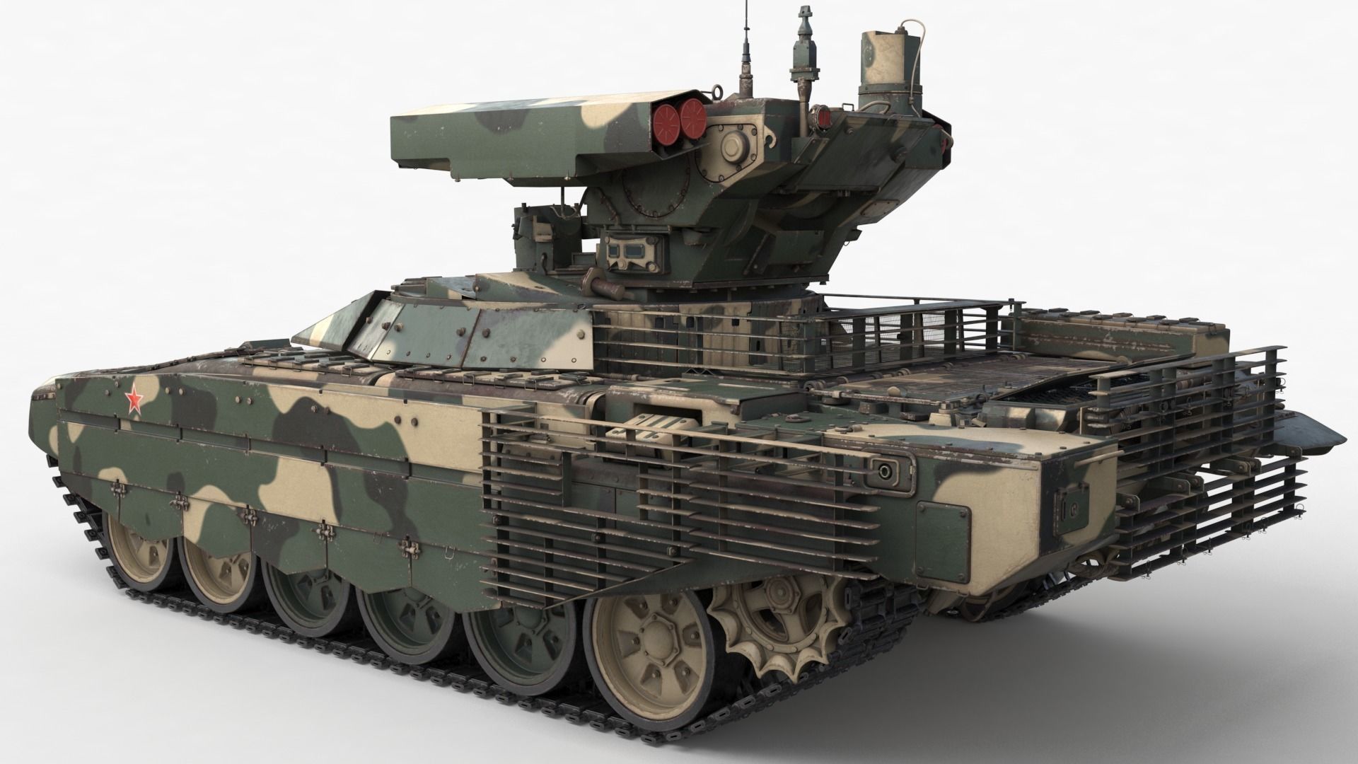 Tank Terminator BMPT 72 Camouflage 3D model | CGTrader