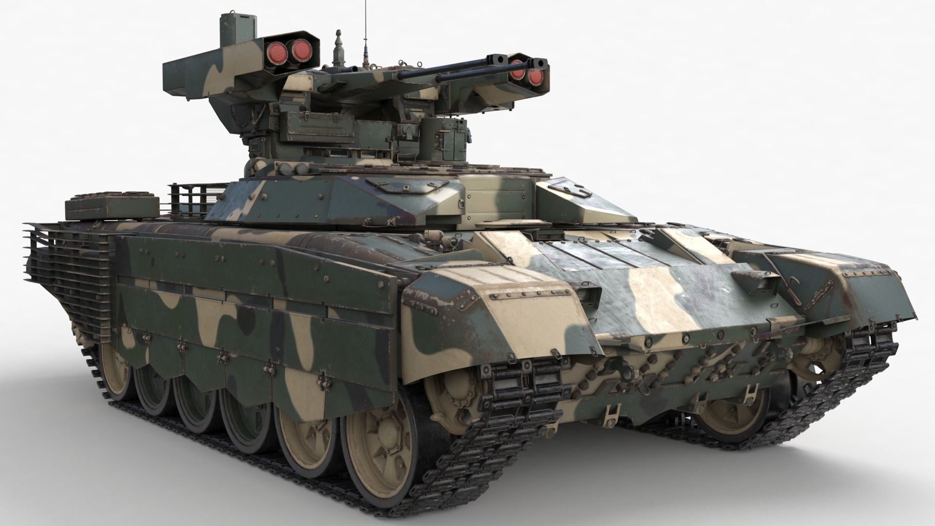 Tank Terminator BMPT 72 Camouflage 3D model | CGTrader
