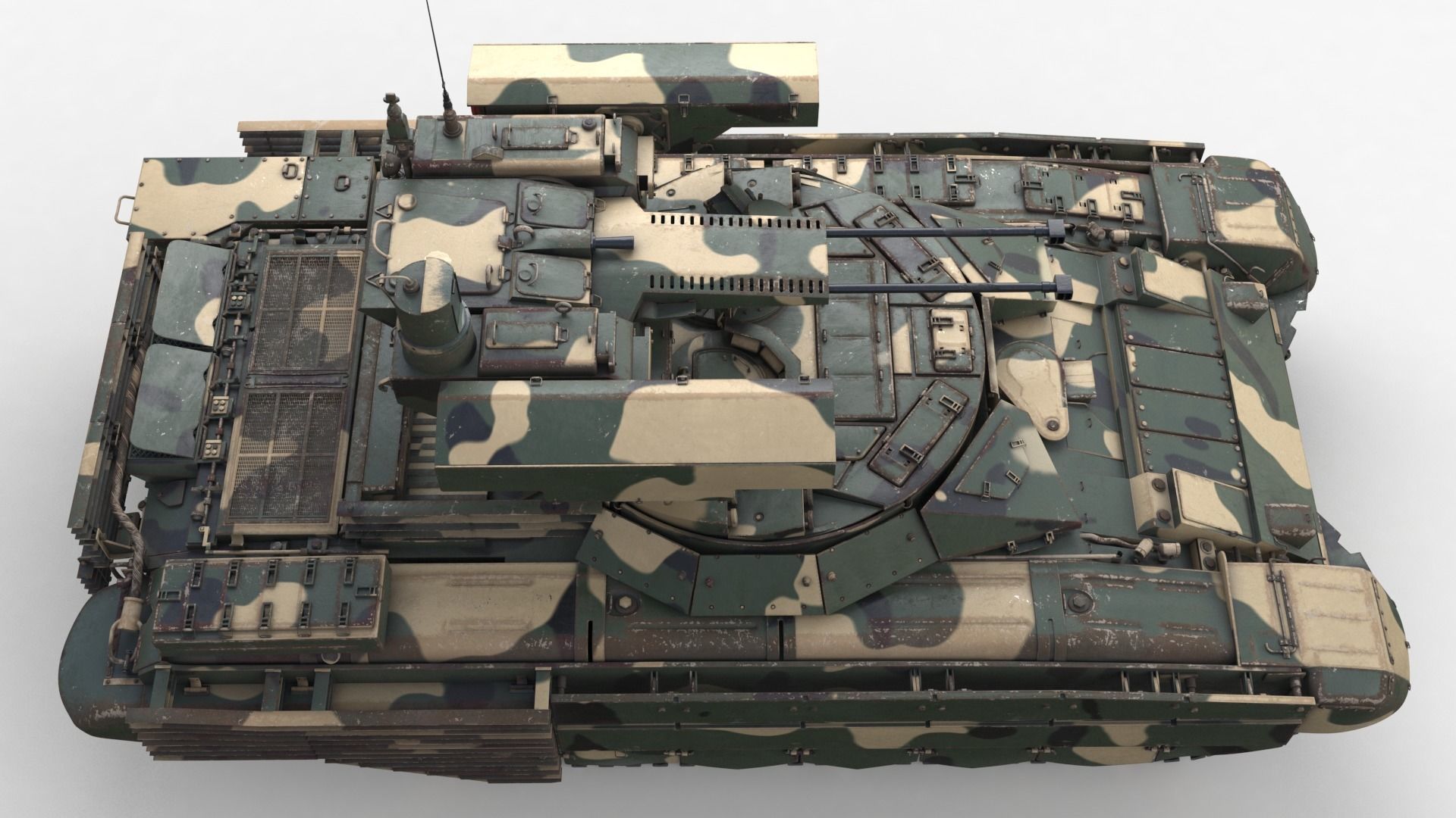 Tank Terminator BMPT 72 Camouflage 3D model | CGTrader