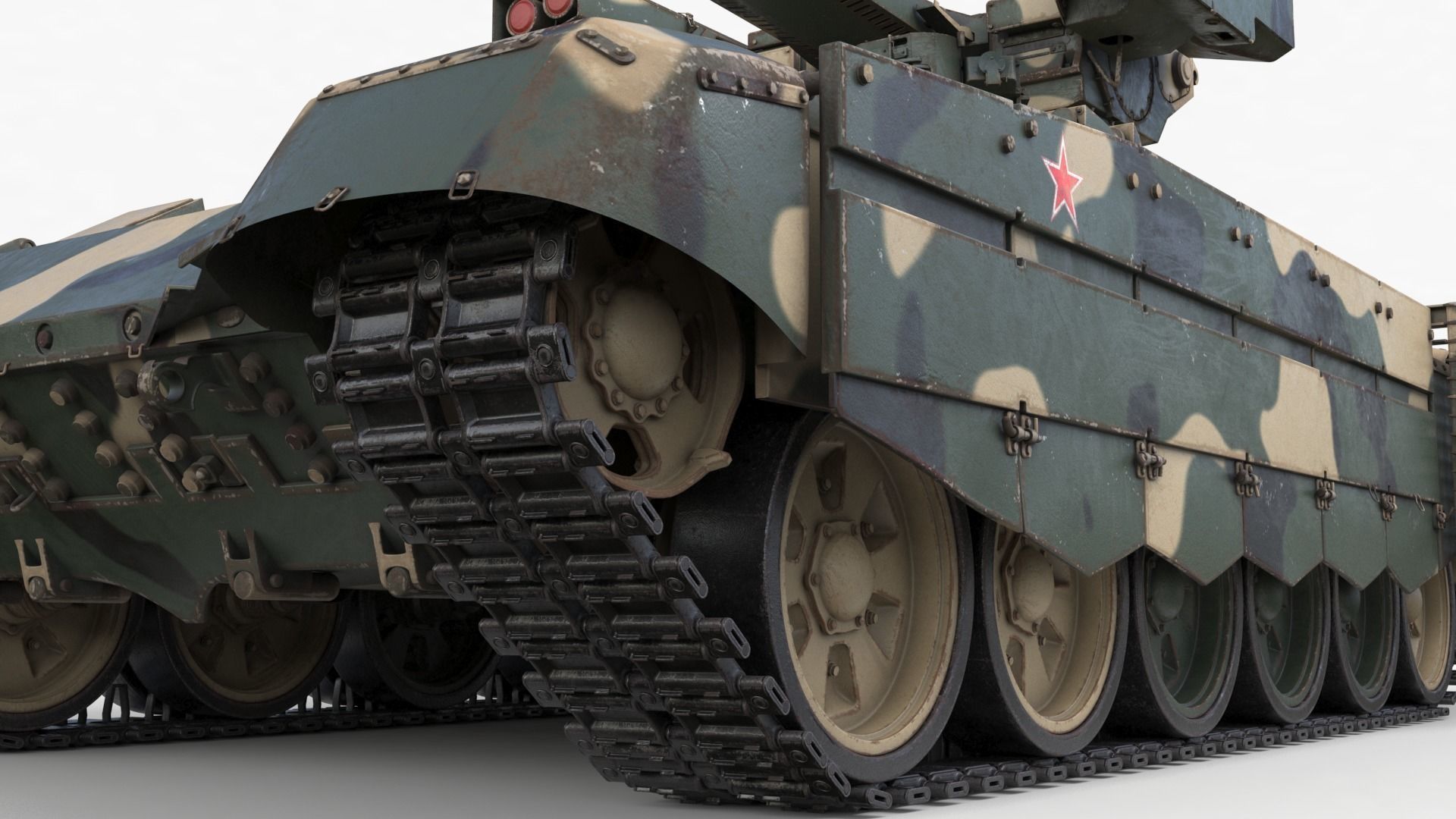 Tank Terminator BMPT 72 Camouflage 3D model | CGTrader