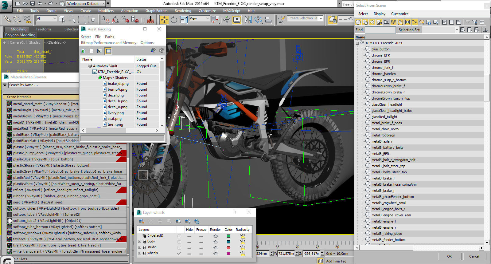 KTM Freeride E-XC 2023 3D model | CGTrader