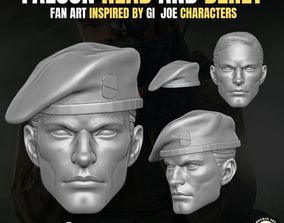 Action figures head 3D Models | CGTrader