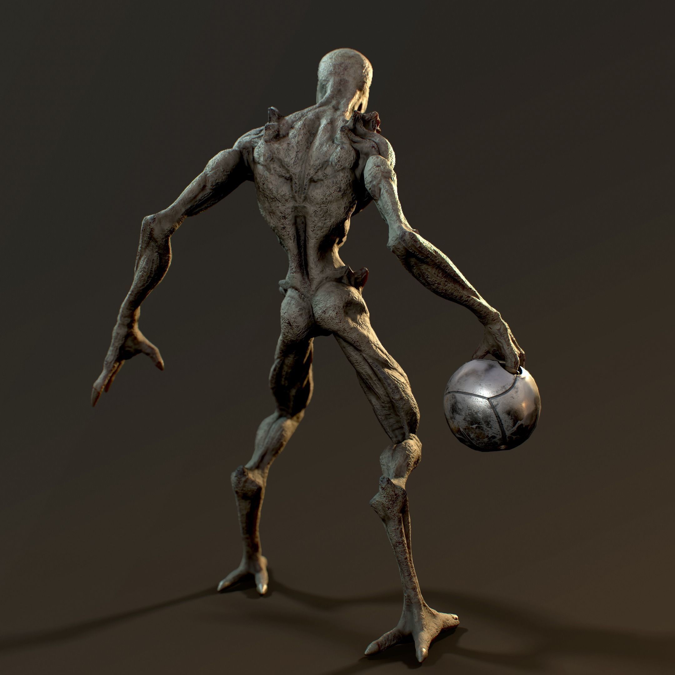 Demon Creature with Weapon - 25 animations 2 skins free VR / AR / low ...