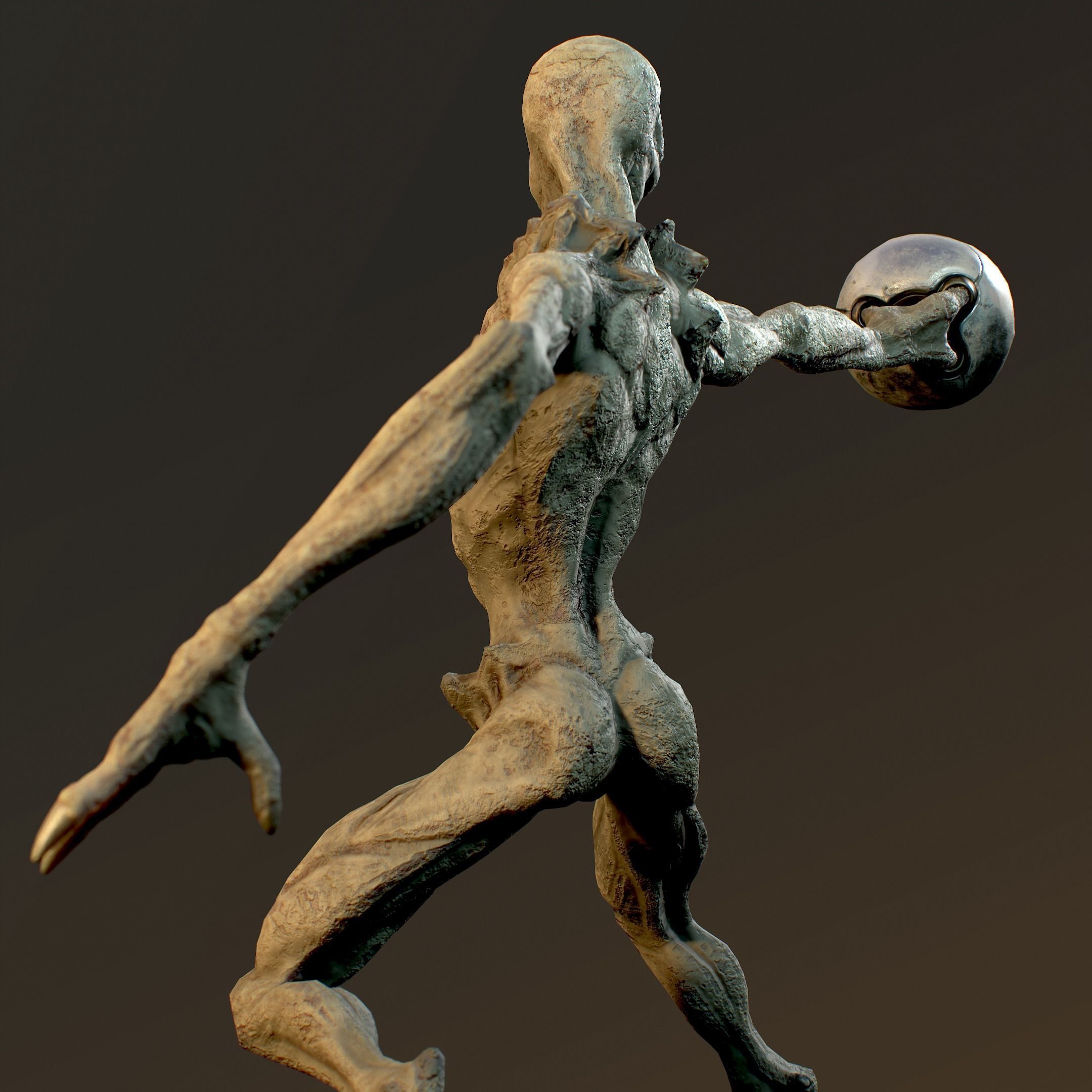 Demon Creature with Weapon - 25 animations 2 skins free VR / AR / low ...