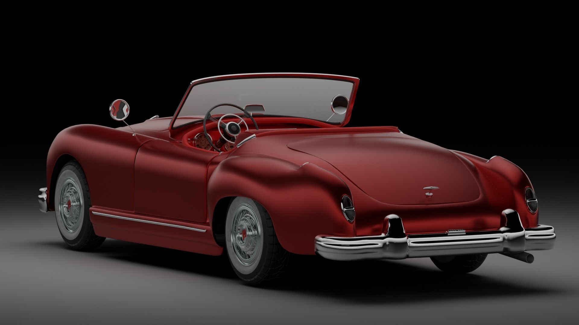 Nash healey 1952 3D model | CGTrader
