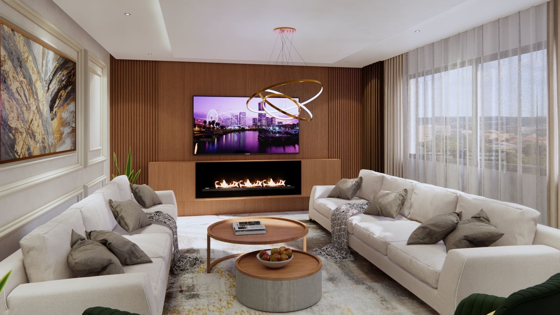 living romm skp 3D model | CGTrader