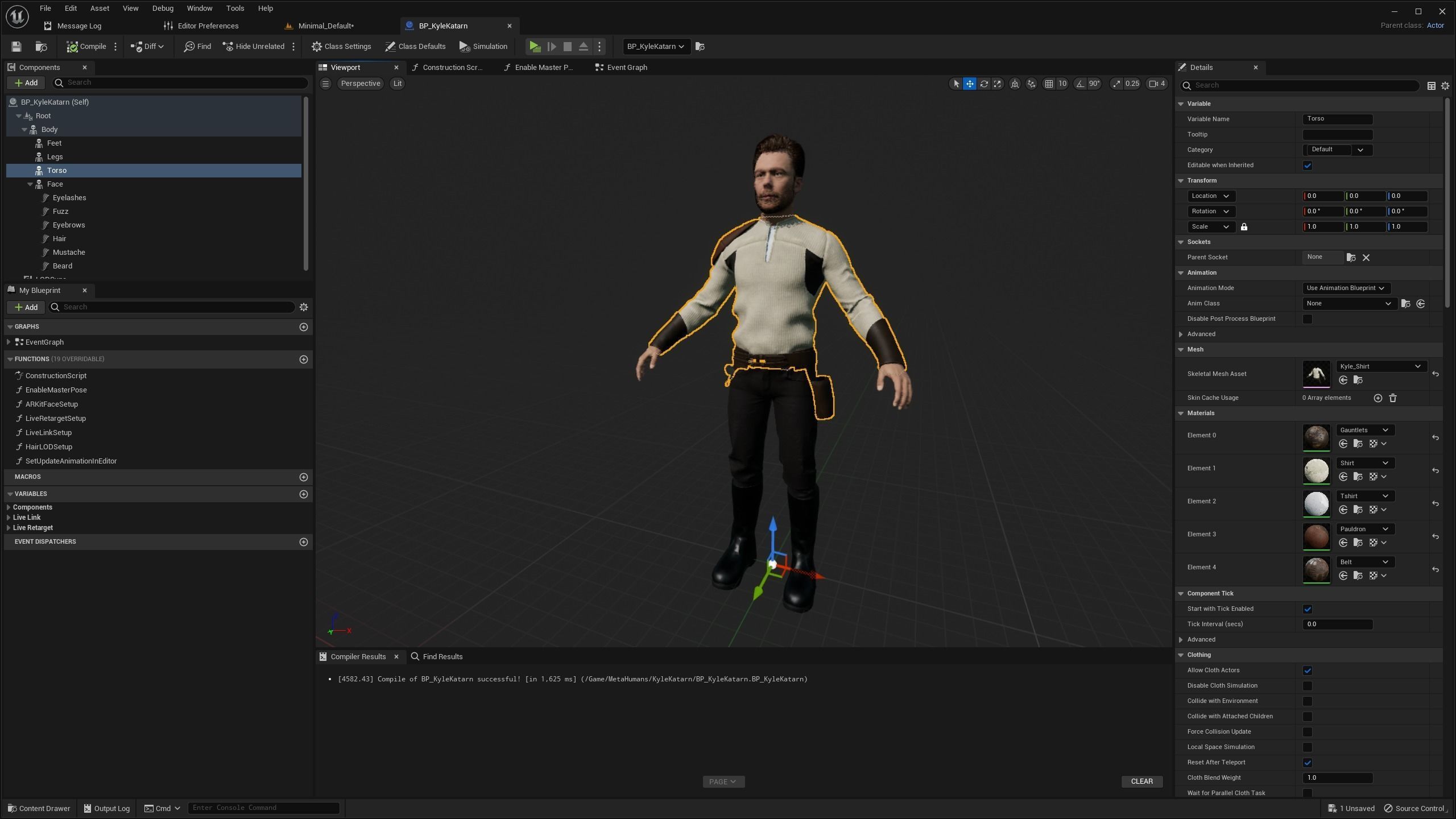 3D model Kyle Katarn Game Ready Clothing VR / AR / low-poly | CGTrader
