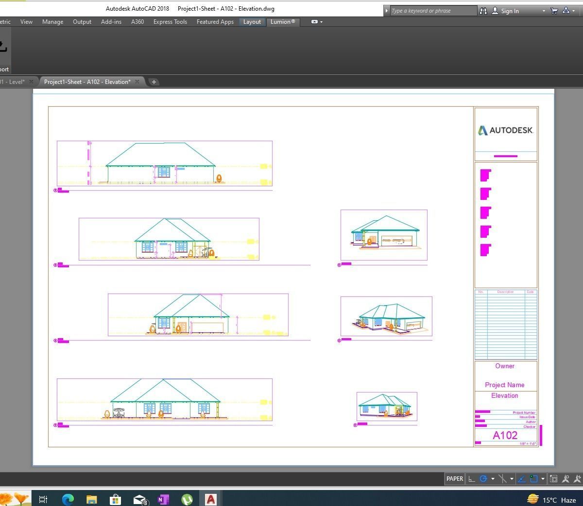 Autodesk Revit 3D and 2d Project file 3D model animated | CGTrader