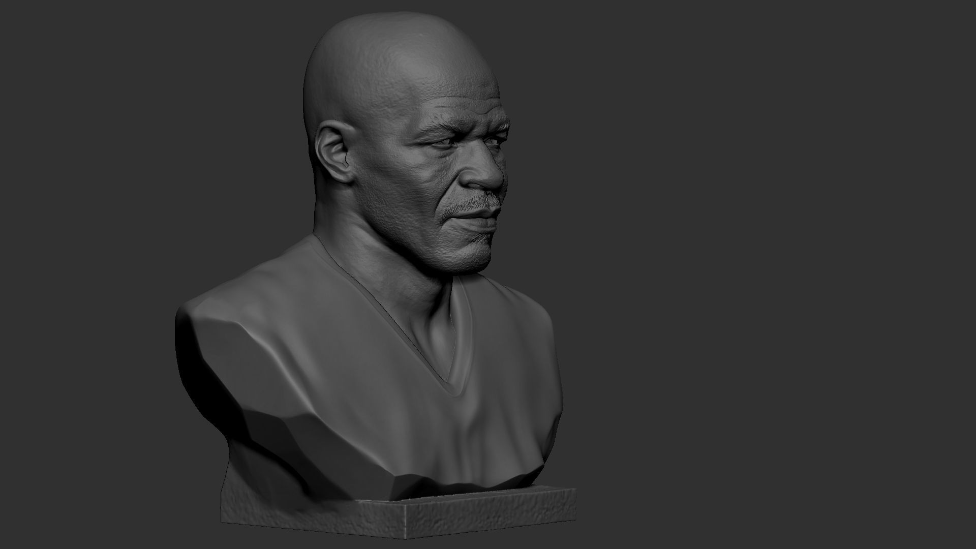Mike Tyson 3D model 3D printable | CGTrader
