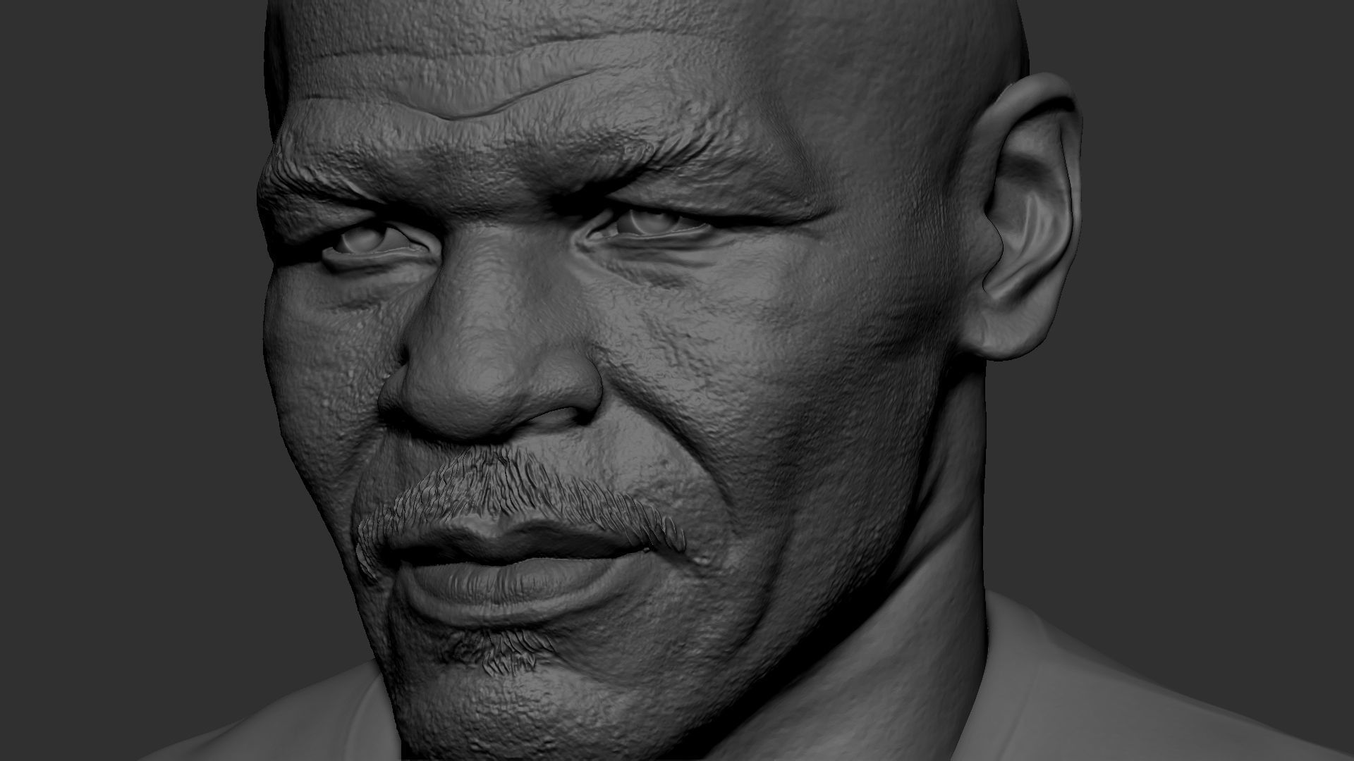 Mike Tyson 3D model 3D printable | CGTrader