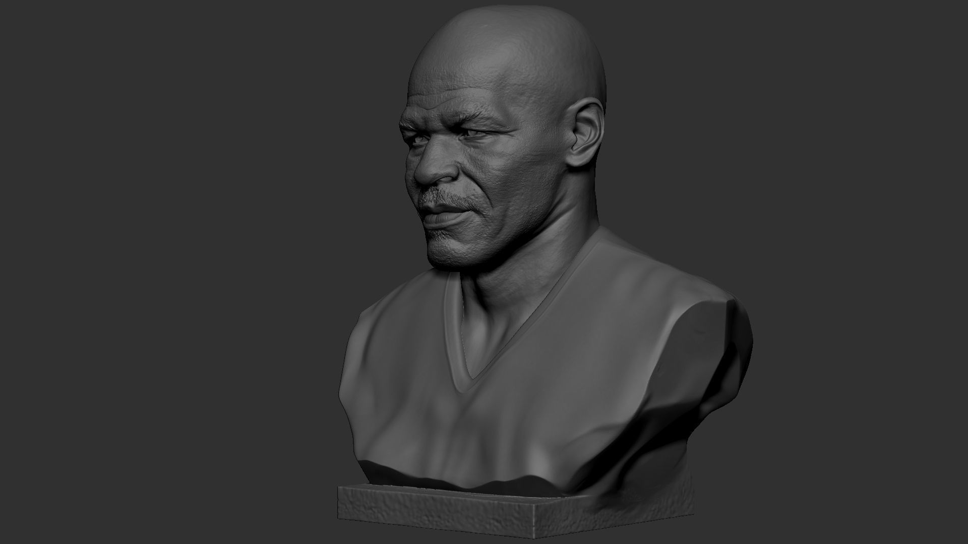 Mike Tyson 3D model 3D printable | CGTrader