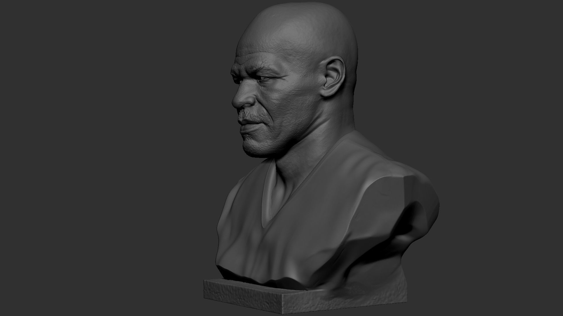 Mike Tyson 3D model 3D printable | CGTrader