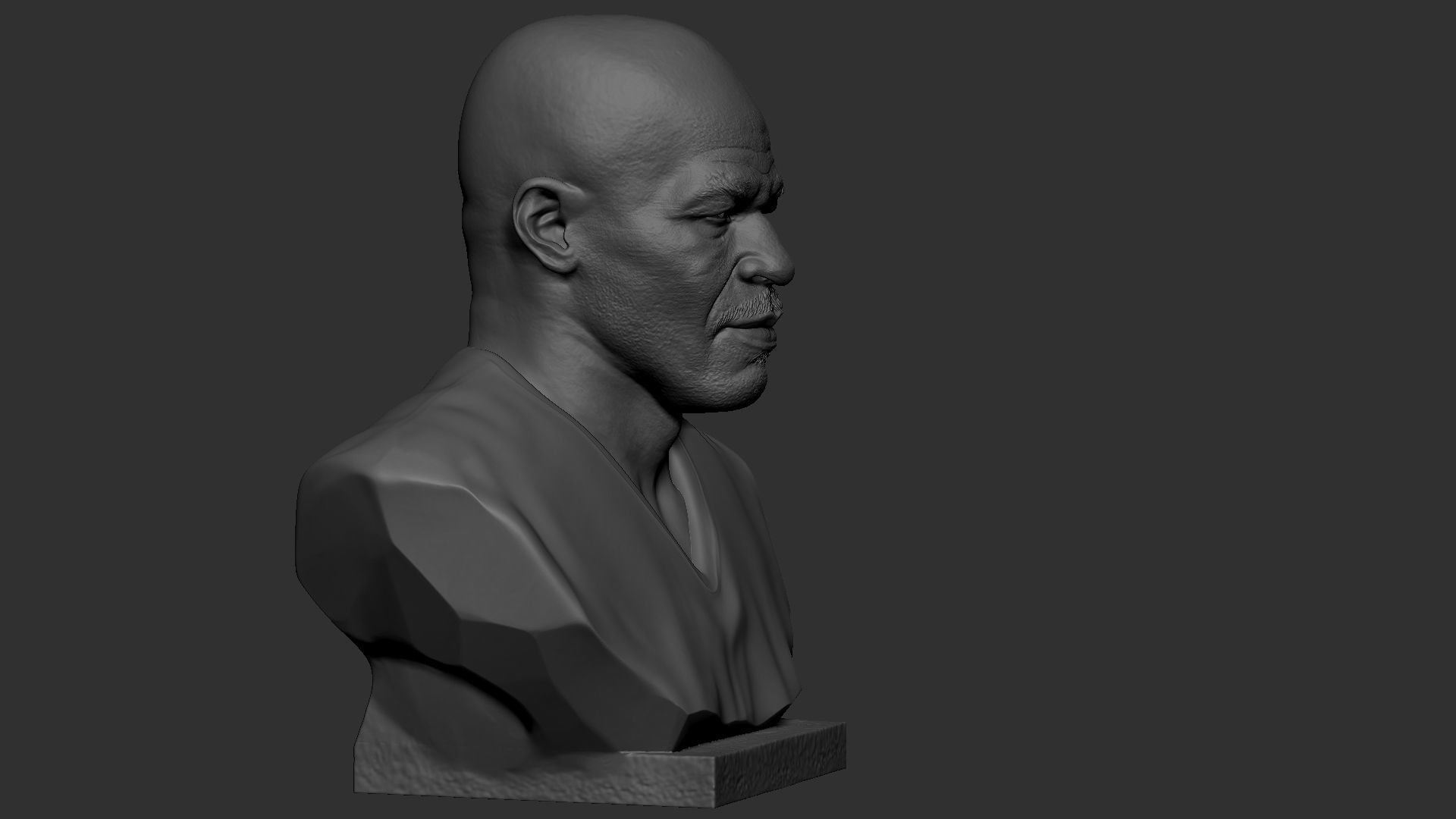 Mike Tyson 3D model 3D printable | CGTrader