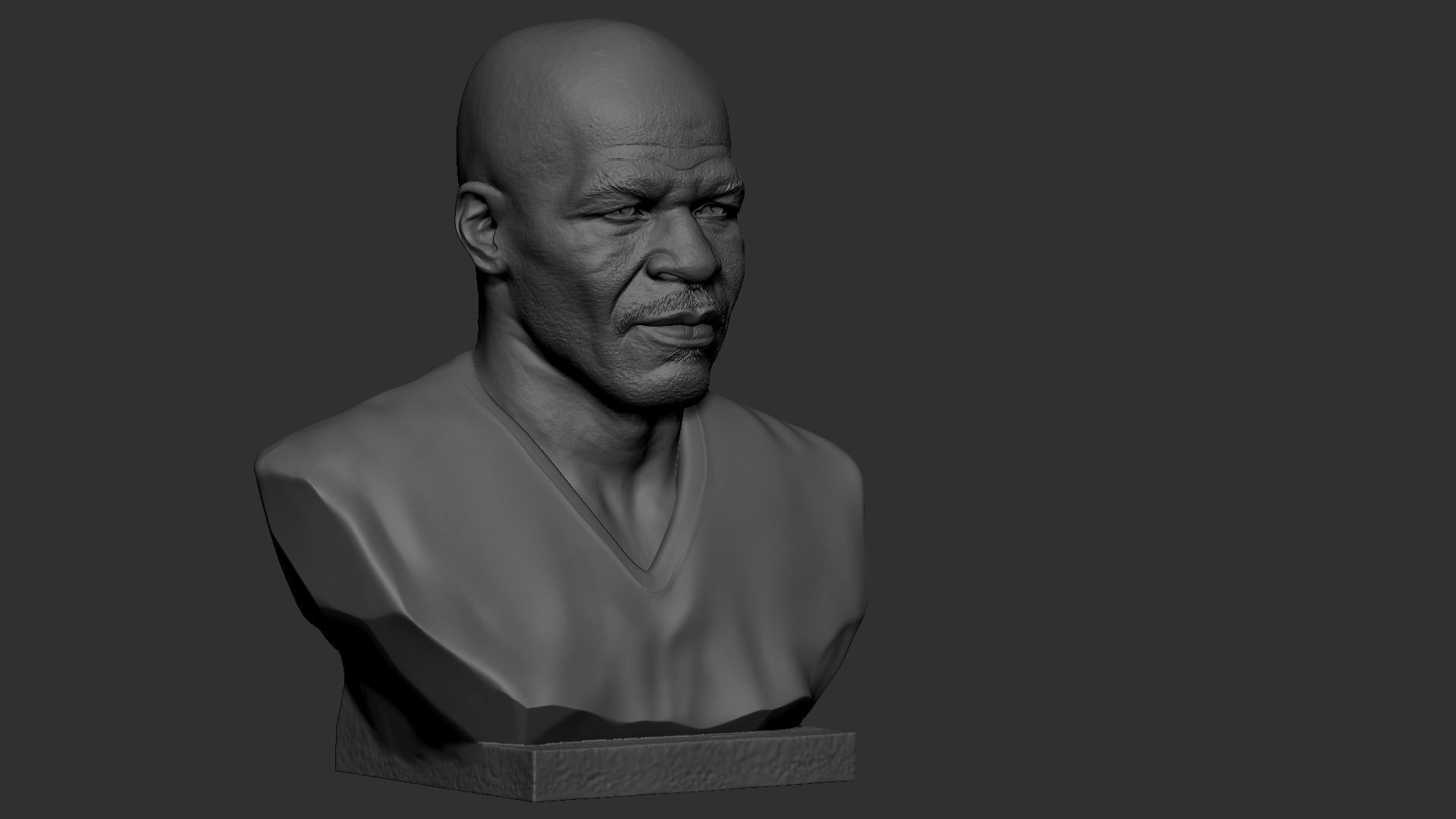 Mike Tyson 3D model 3D printable | CGTrader