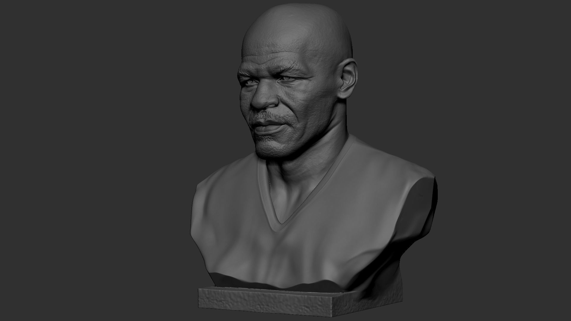 Mike Tyson 3D model 3D printable | CGTrader