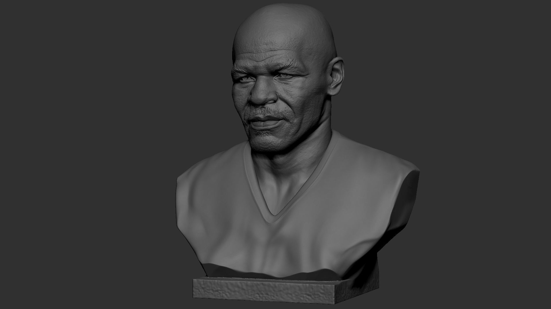 Mike Tyson 3D model 3D printable | CGTrader