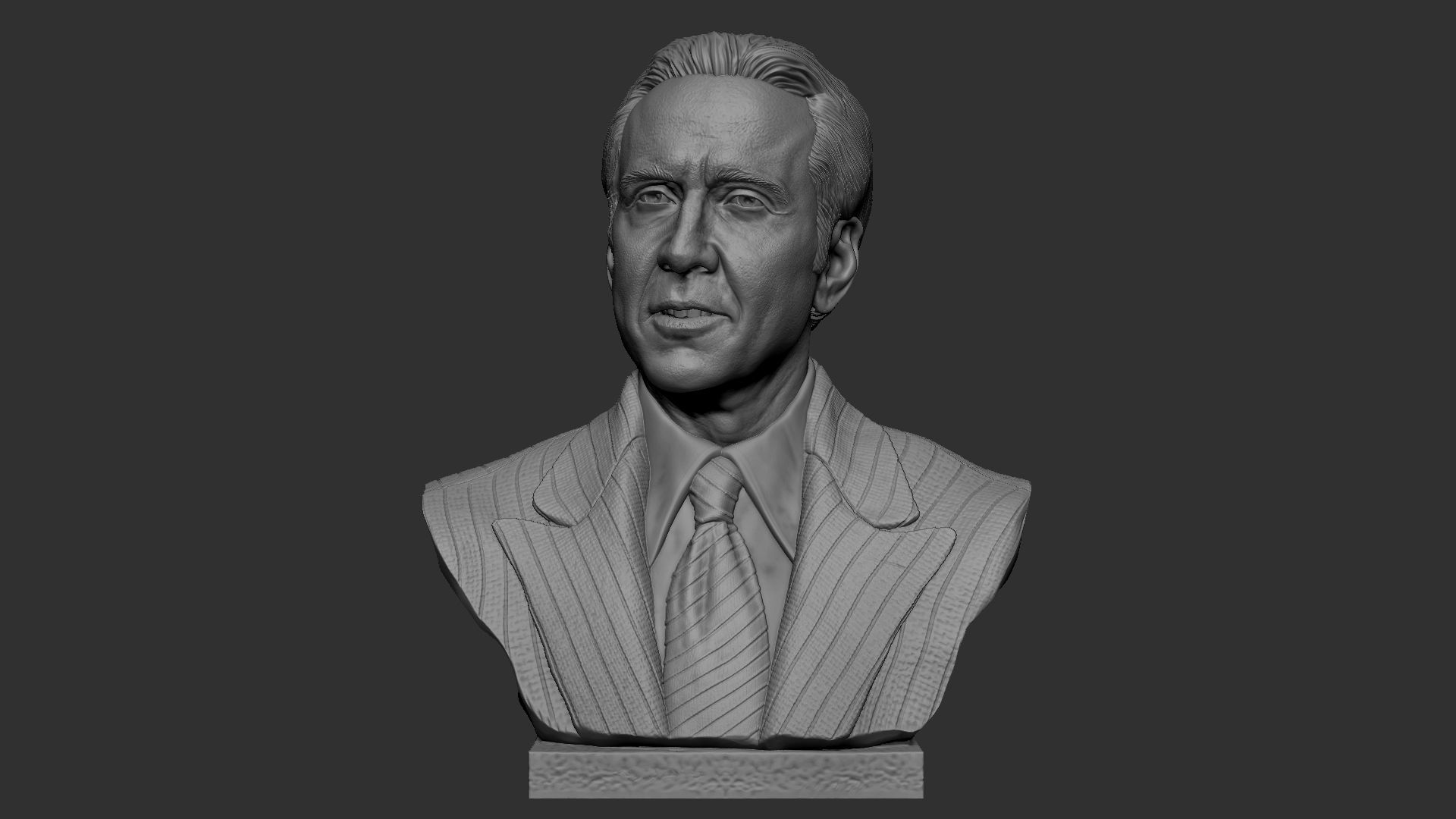Nicolas Cage 3D model 3D printable | CGTrader
