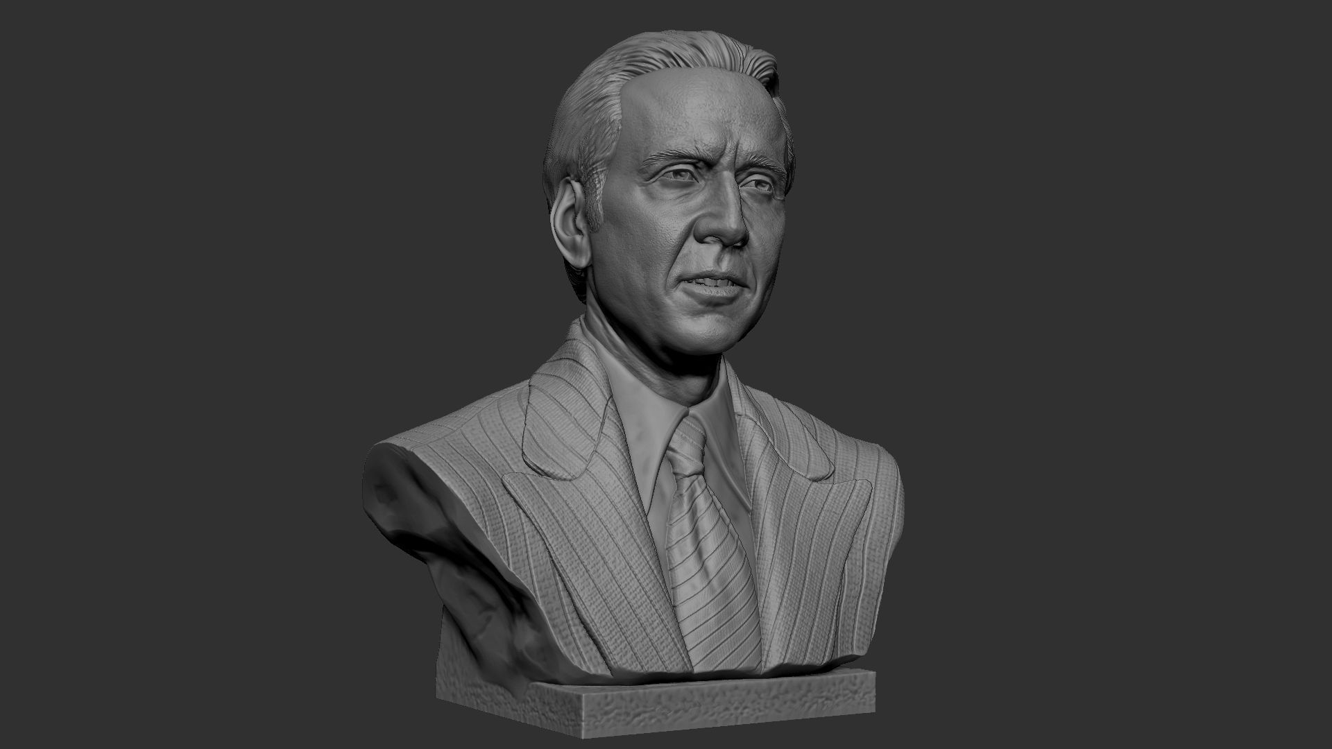 Nicolas Cage 3D model 3D printable | CGTrader