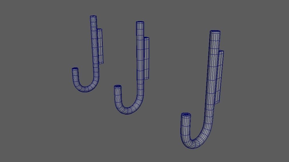 3D model Minimal Hanging Hook VR / AR / low-poly | CGTrader