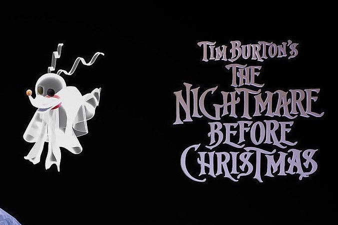 Zero from Nightmare Before Christmas 3D model | CGTrader