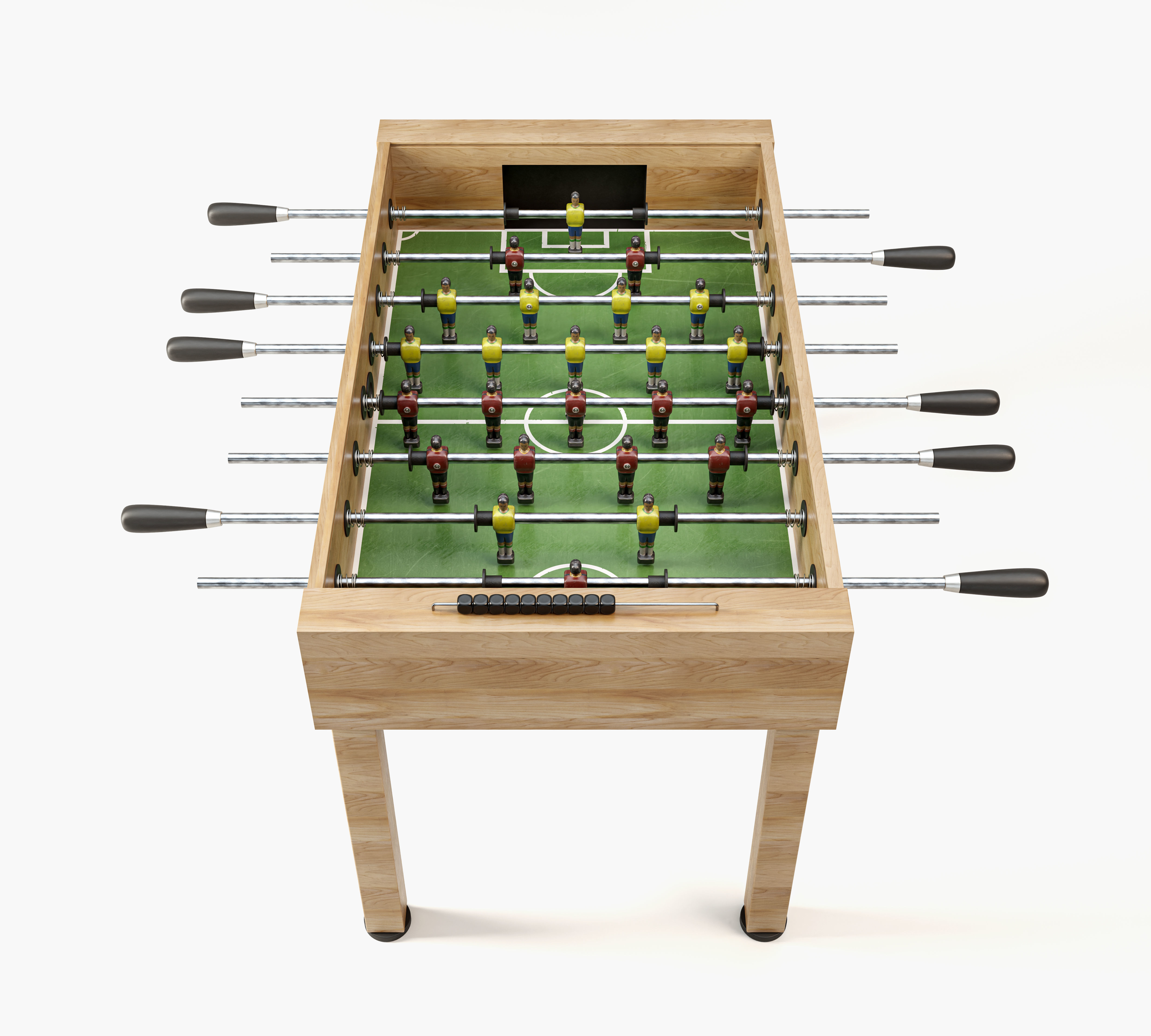 Vintage Foosball Table 3D model | CGTrader