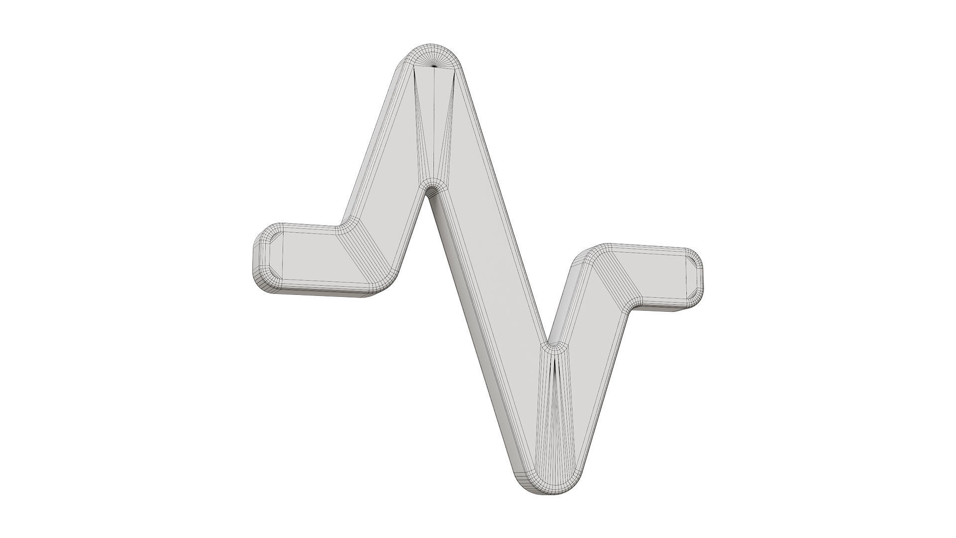 3D model Waveform icon VR / AR / low-poly | CGTrader