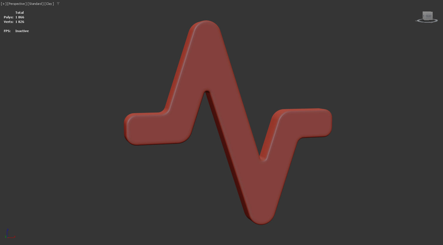 3D model Waveform icon VR / AR / low-poly | CGTrader